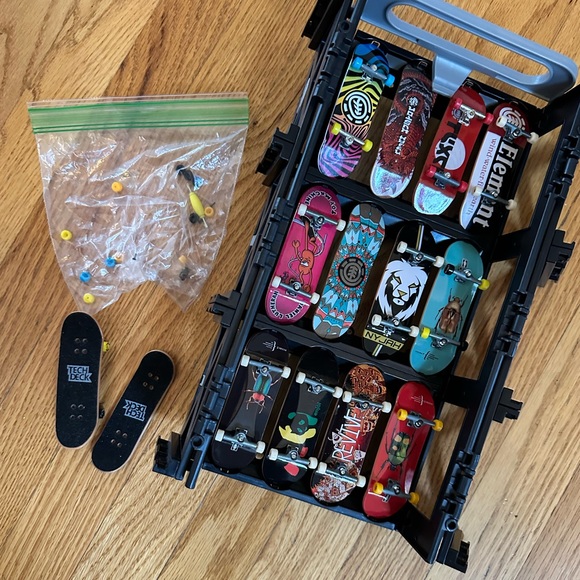 Tech Deck | Toys | Tech Deck Carrying Caseramp And All Boards Shown In ...